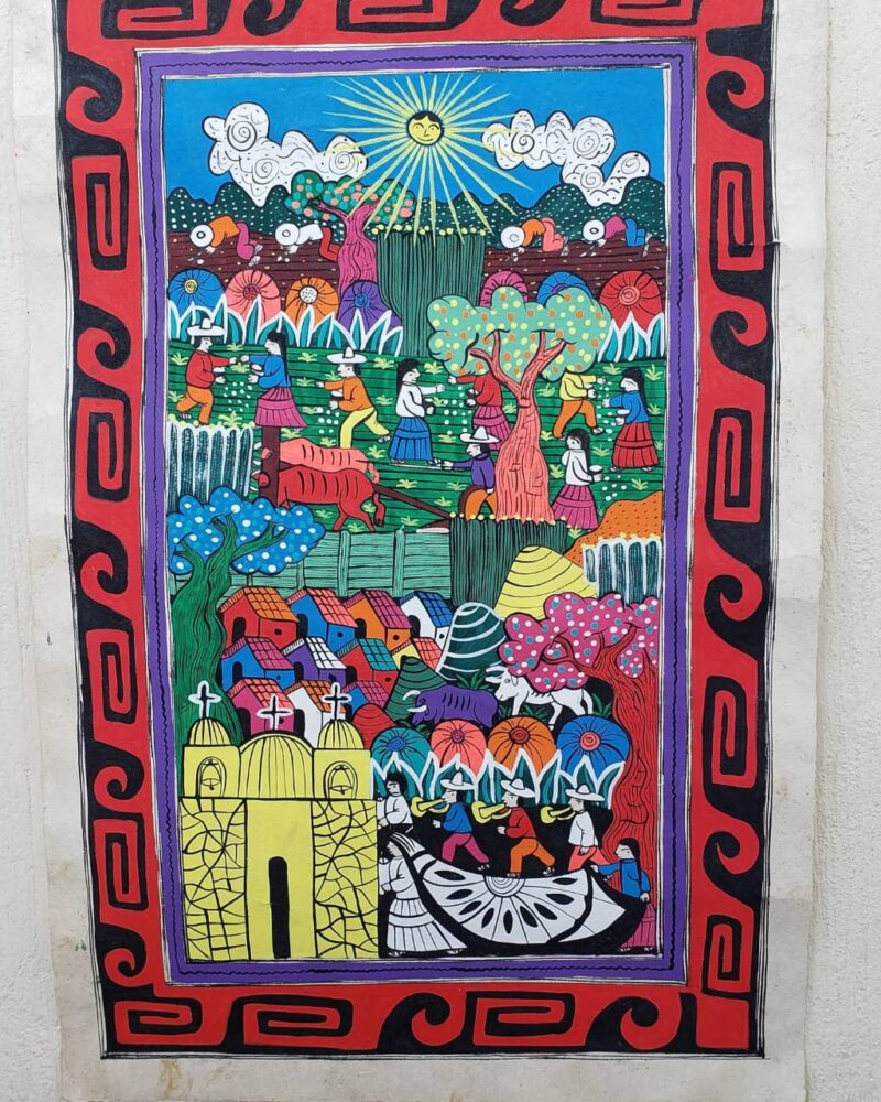 Descubre el Encanto del Papel Amate Pintado Tradicional | artesanias ...